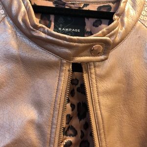 Rampage | Jackets & Coats | Rampage Rose Gold Leather Jacket | Poshmark